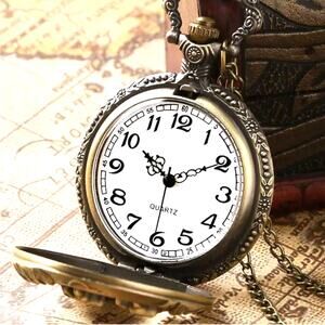 Handmade | Accessories | Wolf Wolves Pocket Watch Gold Necklace ...